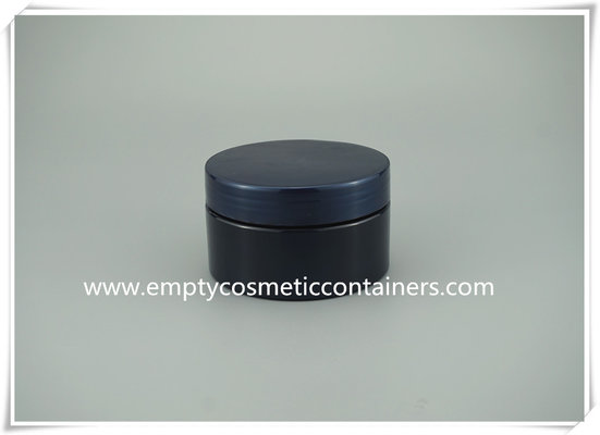 Green 200 ml Plastic Cream Jars Packaging Cylinder For Travel