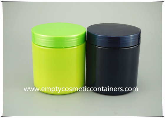 500 Ml Dark Blue Acrylic Cream Jar / Empty Cream Jars Portable