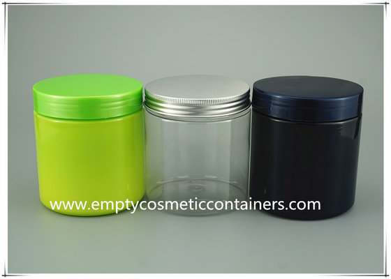 500 Ml Dark Blue Acrylic Cream Jar / Empty Cream Jars Portable
