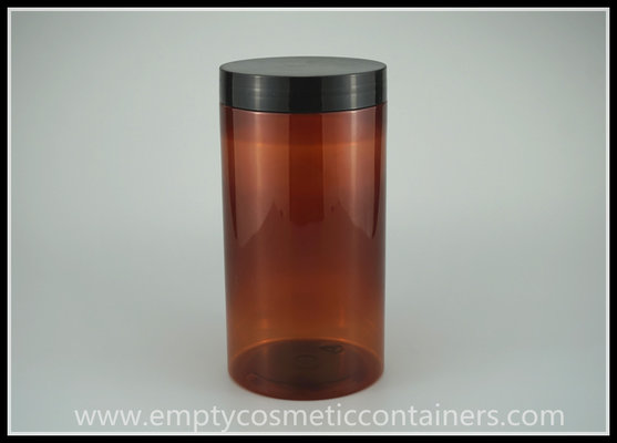 Handy 1000 g PET Plastic Cream Jars With Screw Caps , Food Grade