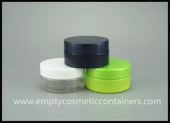Bath Salt Jar Plastic Cosmetic Container , 80ml Plastic Jars for Cosmetics