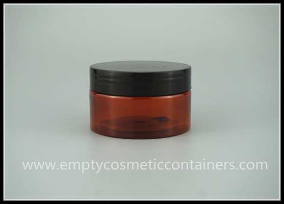 Makeup Clear Plastic Jars With Lids , Frosted Cosmetic Plastic Jars