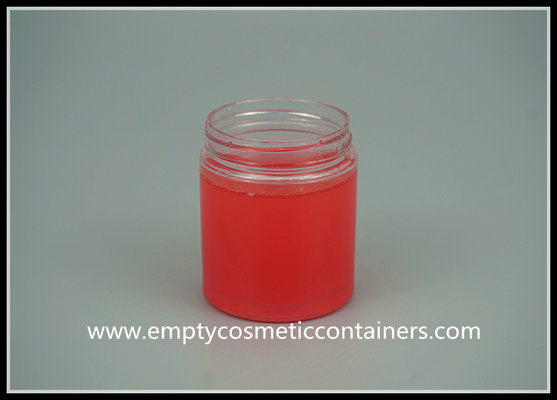 Clear Plastic Cosmetic Jars With Lids , Small Empty Cosmetic Pots
