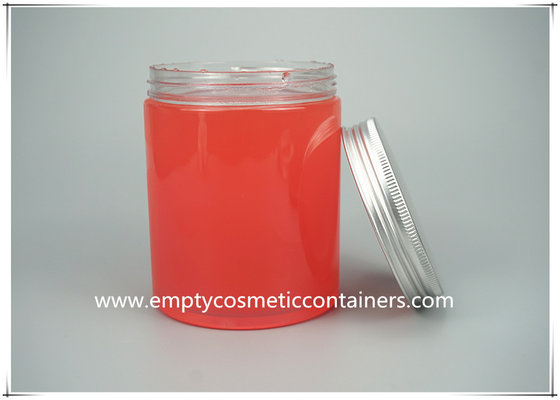 500Ml Empty Transparent Plastic Jars / Stackable Travel Cosmetic Jars