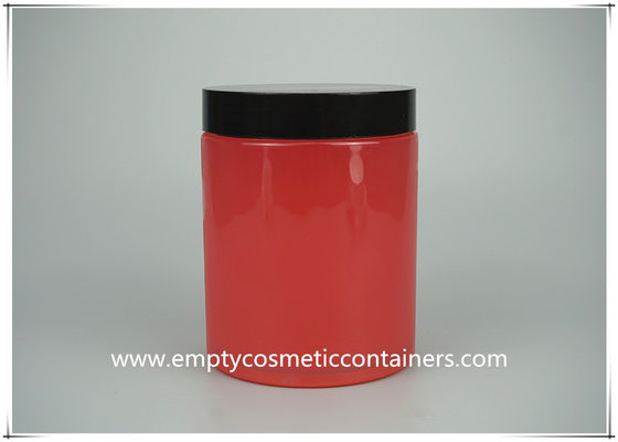 500Ml Empty Transparent Plastic Jars / Stackable Travel Cosmetic Jars
