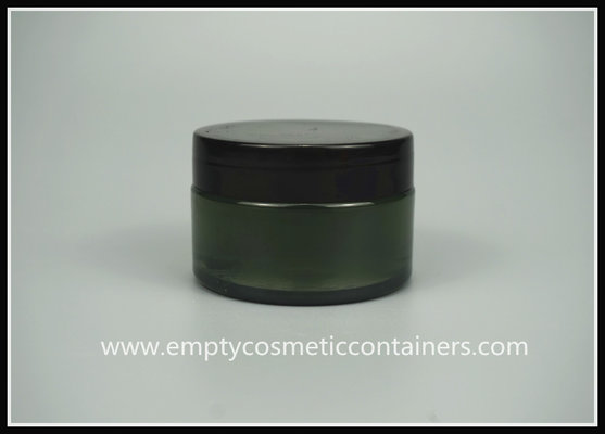 Cylinder Clear Plastic Containers With Lids , Empty Makeup Pots