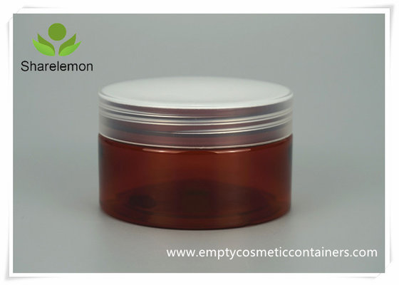 100ml Amber Plastic Cream Jars for Cosmetic Packing Bottle Environmental