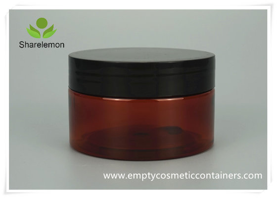 100ml Amber Plastic Cream Jars for Cosmetic Packing Bottle Environmental