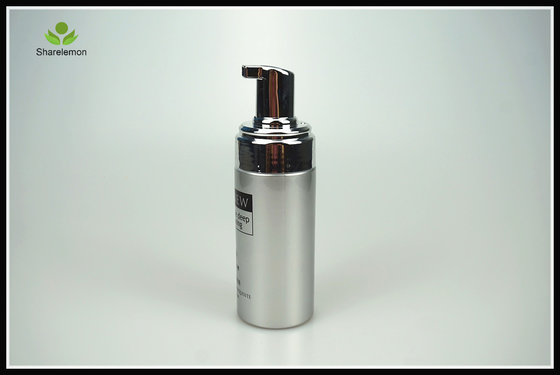 Foam Pump Empty Cosmetic Bottles Cylinder 120ml Plastic Environmental