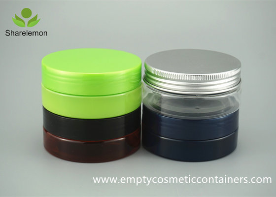 Transparent Plastic Pet Jars , 50Ml Face Cream Clear Containers for Makeup