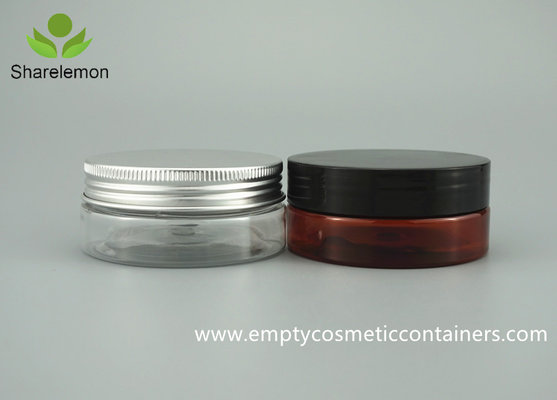 Transparent Plastic Pet Jars , 50Ml Face Cream Clear Containers for Makeup