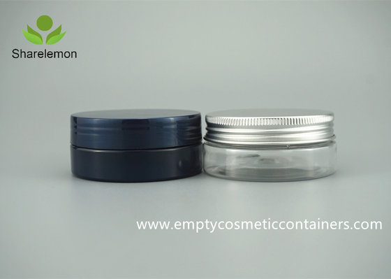 Transparent Plastic Pet Jars , 50Ml Face Cream Clear Containers for Makeup