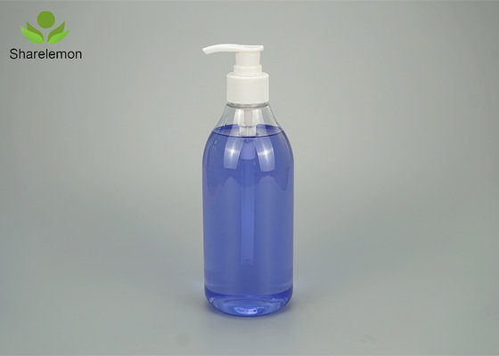 500ml Plastic Body Lotion Plastic Dispenser Bottle with White Pump