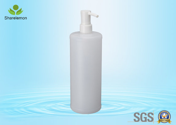 950ml PE Witte Cilinder Plastic Container met Pomp voor Shampoo/Douchegel