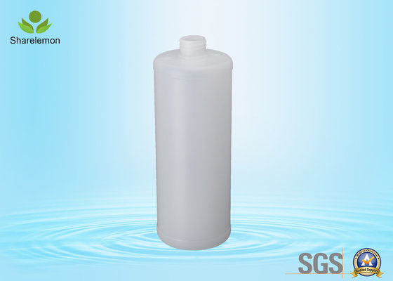 950ml PE Witte Cilinder Plastic Container met Pomp voor Shampoo/Douchegel