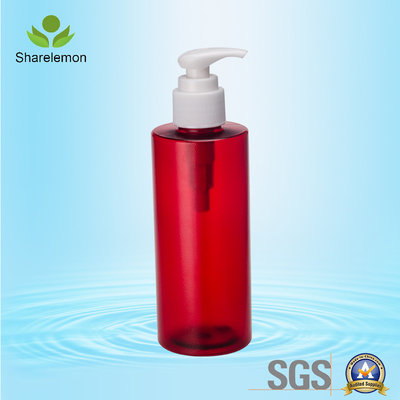 200ml Red Empty Travel Size Bottles For Children Body Lotion Care