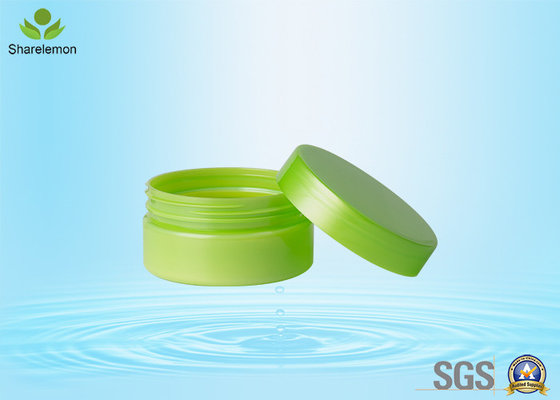 Small 80ml Plastic Cream Jars Containers , Bath Salt Plastic Cosmetic Containers