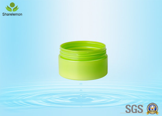 100ML Makeup Clear Plastic Cream Jars With Lids , Frosted Cosmetic Plastic Jars