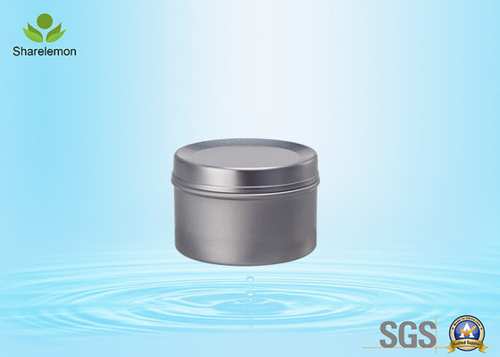 50g Aluminium Cosmetic Jars For Cream , Lotion Makeup Jar With Aluminum Cap
