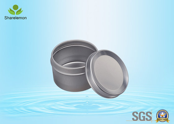 50g Aluminium Cosmetic Jars For Cream , Lotion Makeup Jar With Aluminum Cap
