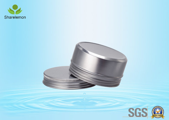 80ml Aluminum Jars Silver Cream Cosmetic Container with Aluminum Cap