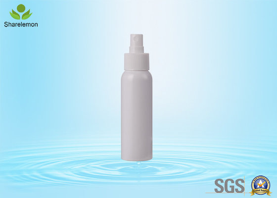 White Plastic Cylinder Bottles with Mist Sprayer for Facial Gel 80ml
