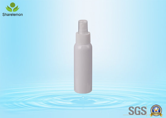 White Plastic Cylinder Bottles with Mist Sprayer for Facial Gel 80ml