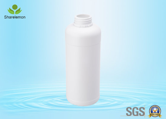 1000ml PE Plastic Cylinder Bottles With Screw Cap For Chemical Packaging