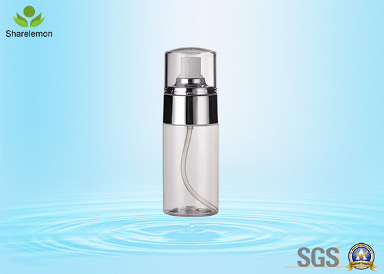80ml Clear Empty Cosmetic Bottles / Plastic Spray Bottles For Cosmetic Travel Packaging