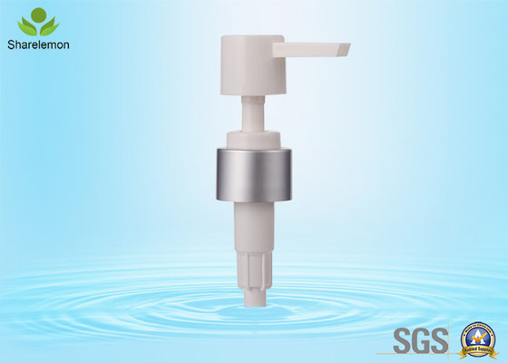 PP Cosmetic Bottle Pump for Face Cream Bottle Packing Platinum Color