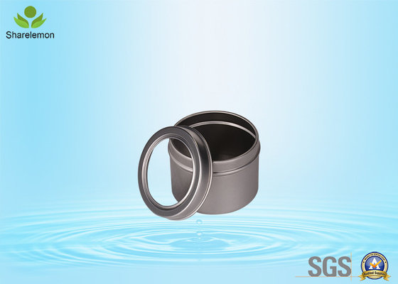 60ml Aluminum Jars Empty Cosmetic Pots with PET Window for Hand Cream