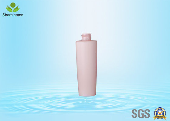 Pink 220ML Plastic Body Wash Pump Bottles For Cosmetic Packaging , Soap Bottle