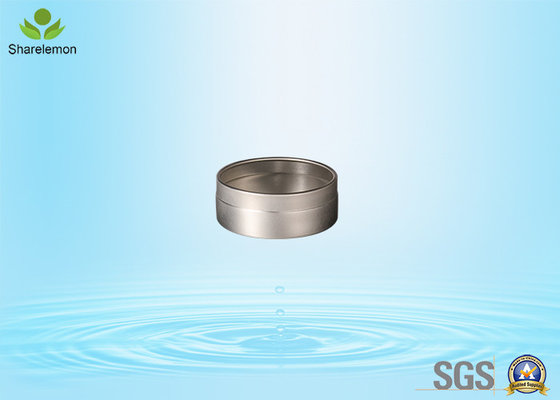 25g Aluminum  Silver Cosmetic Packaging Jars With Window Lids