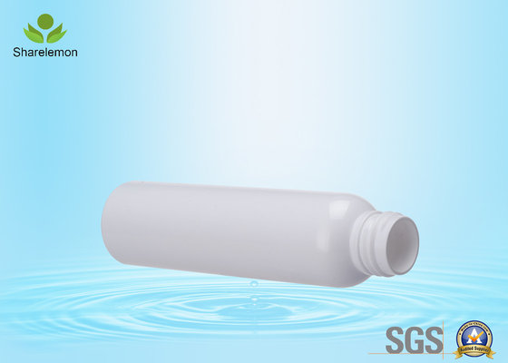 White Fine Mist Spray Bottle / Plastic Cylinder Bottles for Body Lotion 100ml