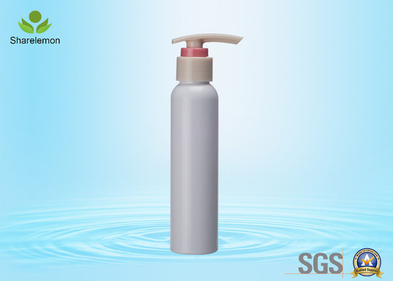 White Fine Mist Spray Bottle / Plastic Cylinder Bottles for Body Lotion 100ml