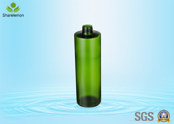 400ml Green Color Grit Blast Plastic Pump Bottle for Face Skin Toner