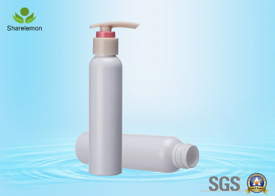 White 100ML Plastic Bottles With Lotion Pump Bottle For Sunscreen Cream