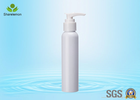 White 100ML Plastic Bottles With Lotion Pump Bottle For Sunscreen Cream