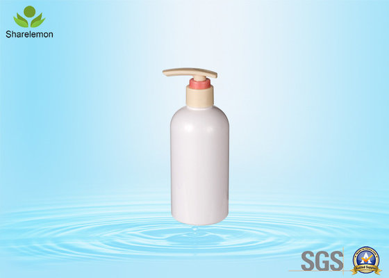 250ml White Plastic Cylinder Shampoo Bottles For Family Expenses