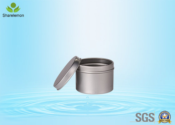 60G Silver Aluminum Storage Jars For Hair Conditional Packaging