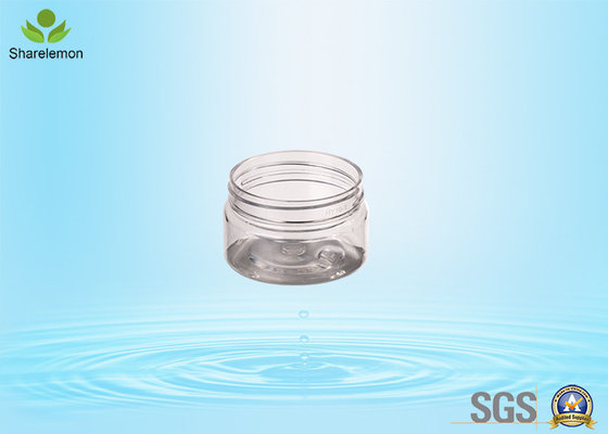 Transparent 30ml Plastic Cream Jars For Cosmetic Packaging ,  face cream jars