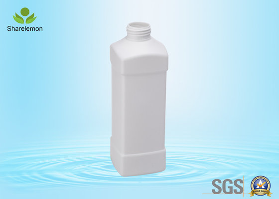 White 1000ml PE Pump Bottles For Household Bath Washing Packaging