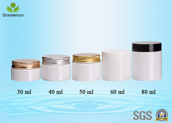 60ml Plastic Cream Jars / Plastic Cosmetic Container with Plastic Screw Lids