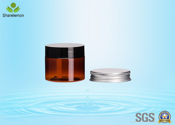 50ML Smooth Bright Surface Plastic Cosmetic Jar For Pure Essential Oil