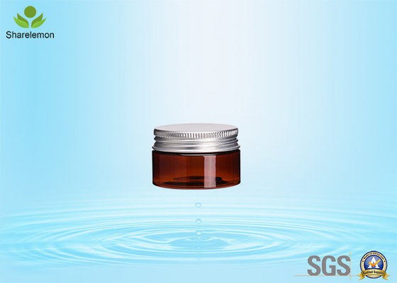 30ml Amber Plastic Cream Jars for Travelling Packing Echo Friendly