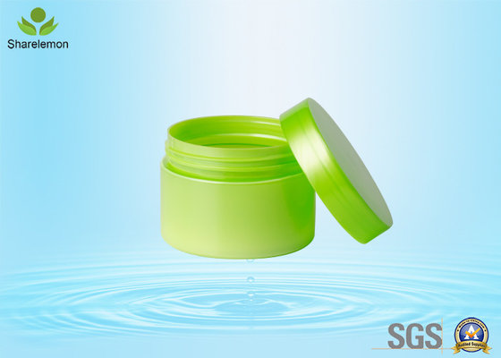 Green Plastic Cosmetic Jar Plastic Cream Jar 120ml Eco Friendly