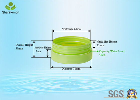 50ml Customzied Plastic Cream Jar / Plastic Container for Face Cream Packing