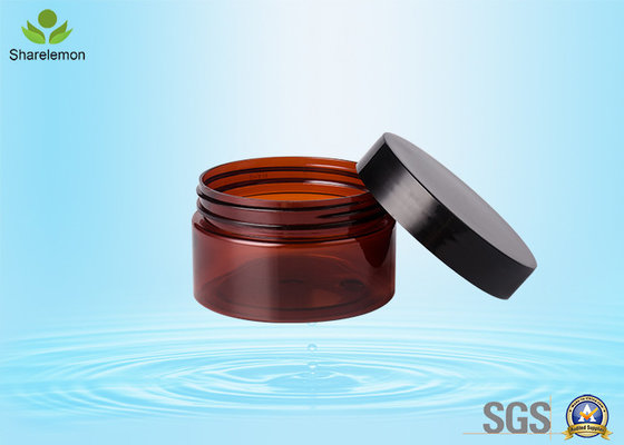 Plastic Cream Jar, Plastic Container with Screw Cap for Hair Conditioner 100ml