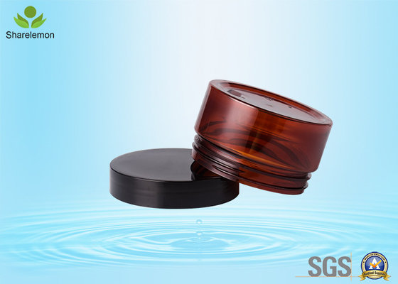 Plastic Cream Jar, Plastic Container with Screw Cap for Hair Conditioner 100ml