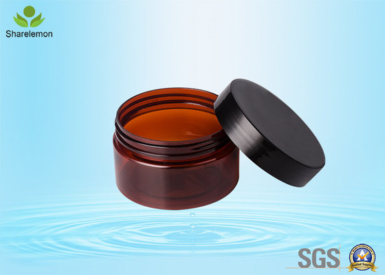 Plastic Cream Jar, Plastic Container with Screw Cap for Hair Conditioner 100ml